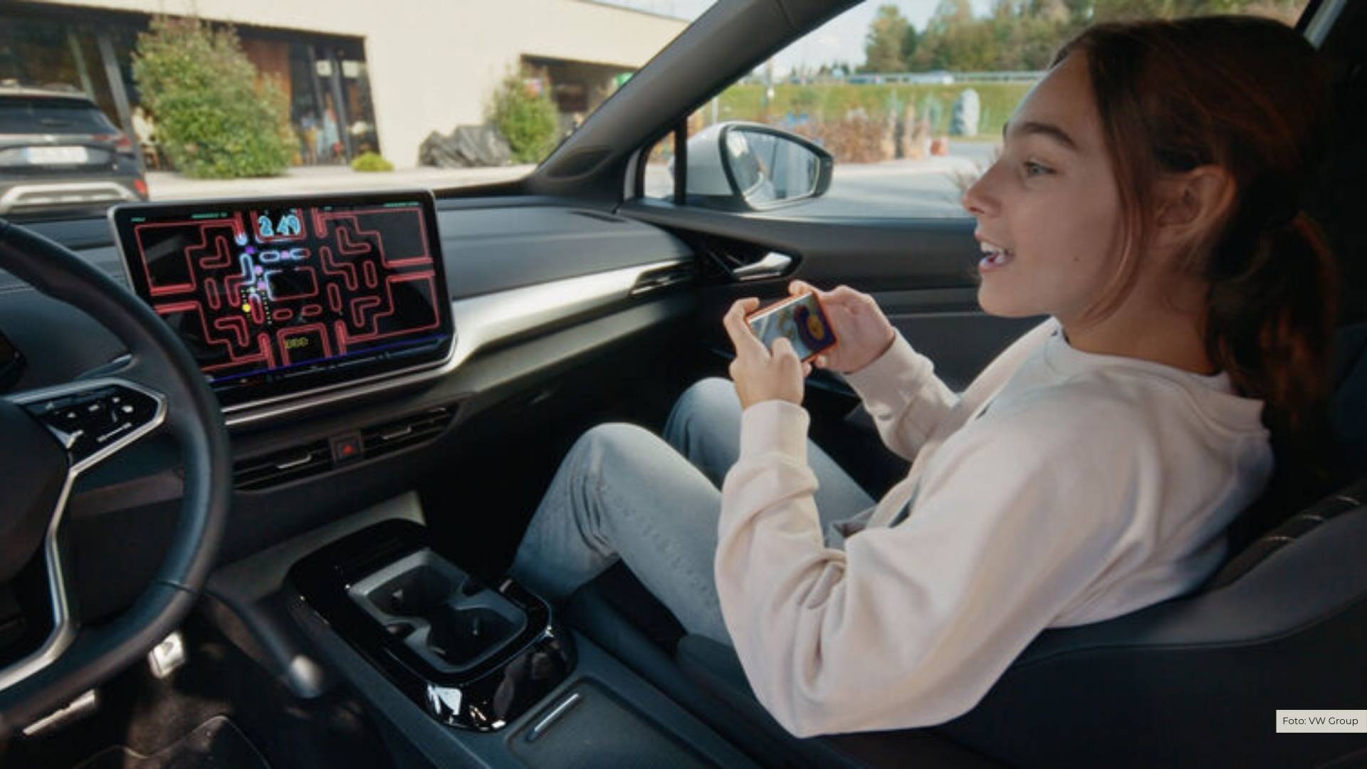 PAC-MAN im Auto: Volkswagen bringt Kultspiel auf das ...